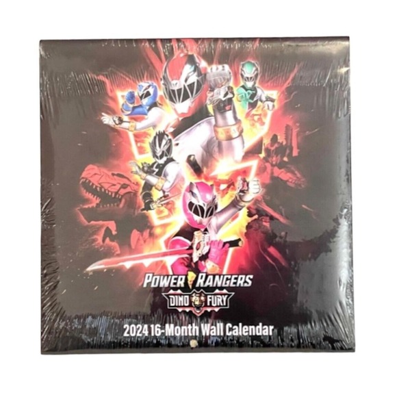 Hasbro | Other | 224 0 Inch X 10 Inch Power Rangers Dino Fury Calendar ...
